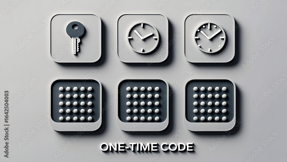 One-Time Passcode (OTP) Technology Depiction for Secure Authentication ...