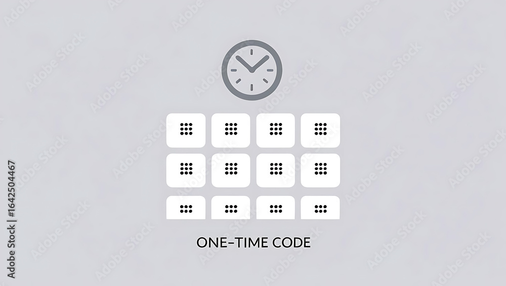 One-Time Passcode (OTP) Technology Depiction for Secure Authentication ...
