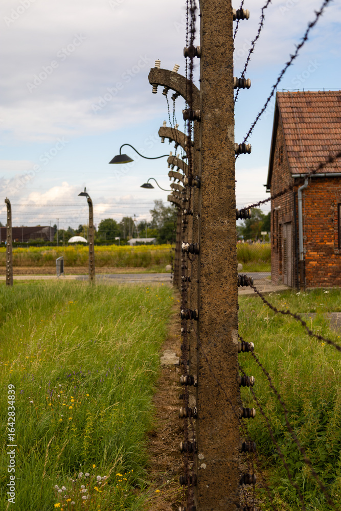 Auschwitz-Birkenau nazi concentration camp museum in Poland. Auschwitz ...