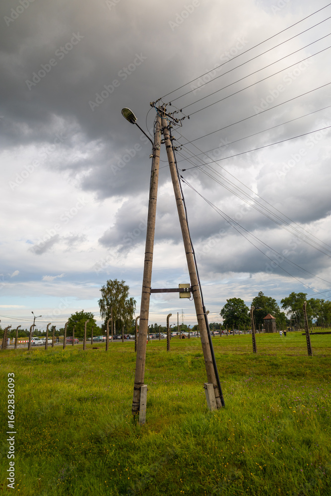 Stock-Foto „Auschwitz-Birkenau nazi concentration camp museum in Poland ...