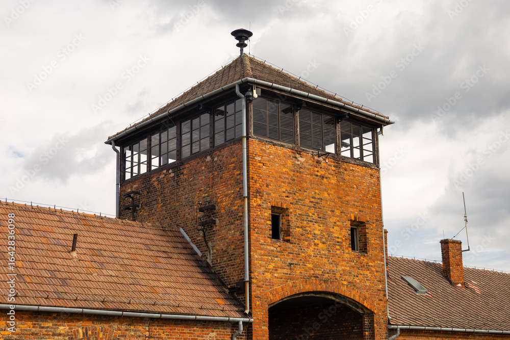 Auschwitz-Birkenau nazi concentration camp museum in Poland. Auschwitz ...
