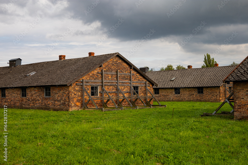Auschwitz-Birkenau nazi concentration camp museum in Poland. Auschwitz ...