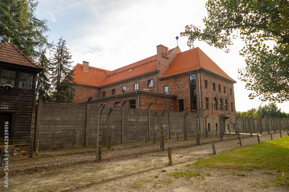 Auschwitz-Birkenau nazi concentration camp museum in Poland. Auschwitz ...