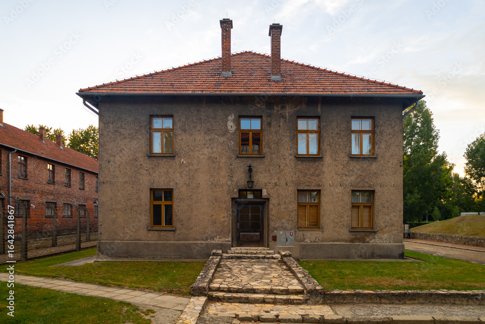 Auschwitz-Birkenau nazi concentration camp museum in Poland. Auschwitz ...