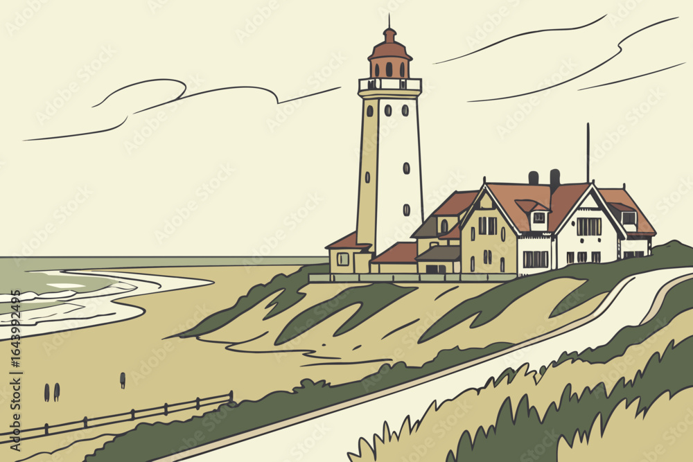 Katwijk, South Holland, the Netherlands – Famous for its beach and the ...