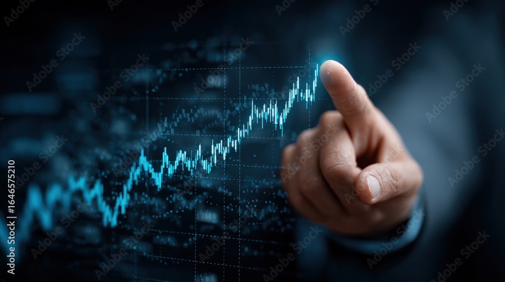 Investment Growth Visualization: An evocative image depicting the ...