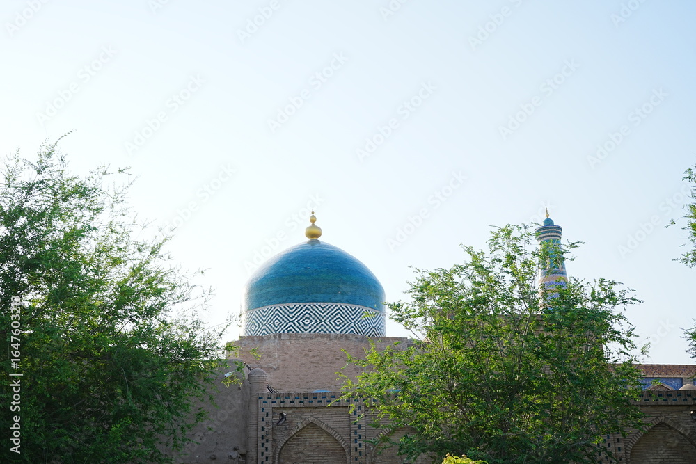 Pahlavan Mahmoud Mausoleum at Walled Fortress known as Itchan Kala in ...