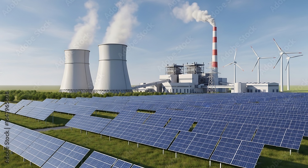 Ilustrace Integrated Energy Generation Facility with Renewable Solar ...