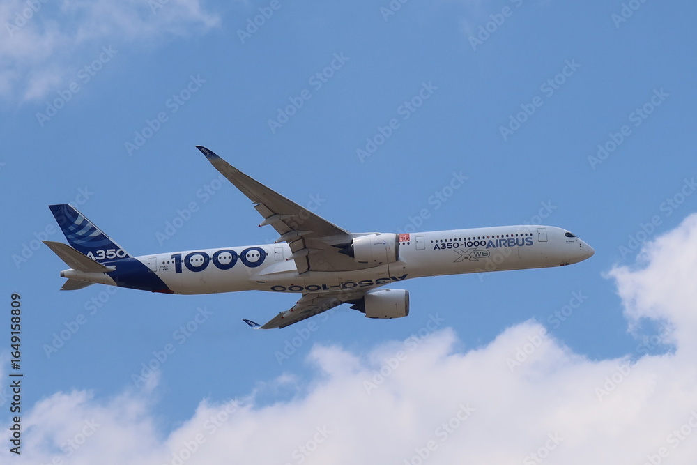 Foto de Stock Avion de ligne Airbus A350 1000, gros porteur long ...