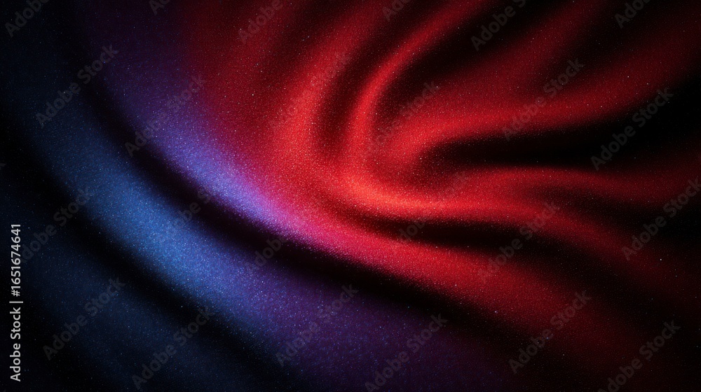 Swirling nebula with red and blue cosmic dust and sparkling stars 70 ...