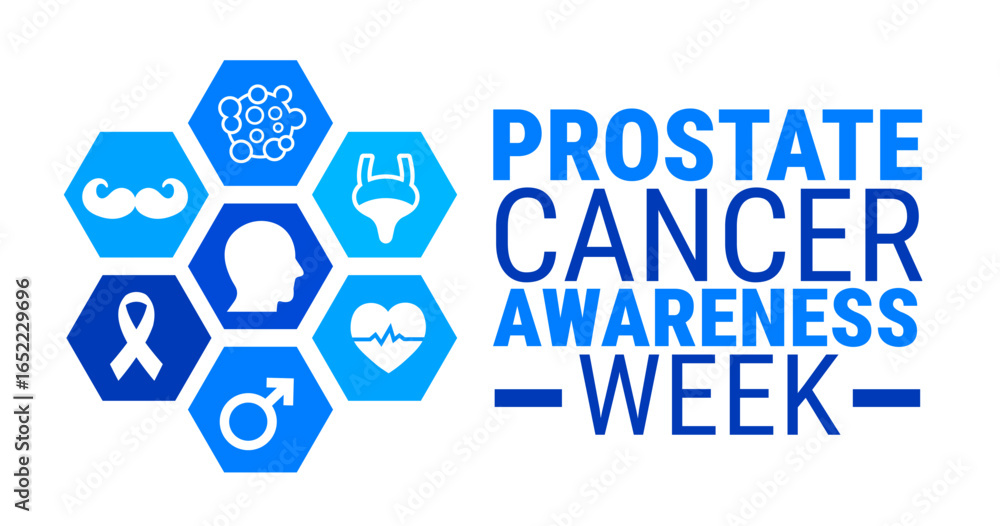 Prostate Cancer Awareness Week background, banner, card or poster ...