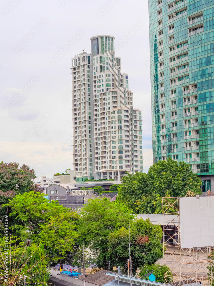 17 August 2025 BKK high rise towers building residential apartments and ...