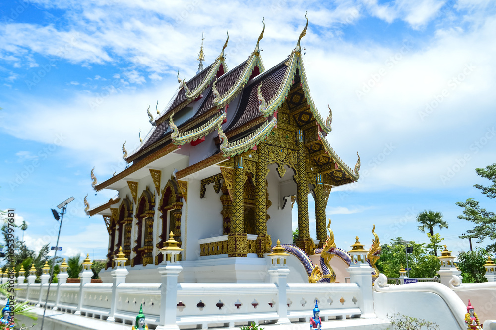 Church, Lanna Architecture, Symbols of Buddhism, South East Asia at Wat ...