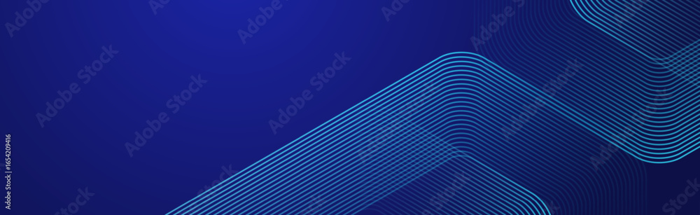 Digital hexagonal blue abstract background. Digital futuristic ...