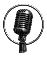 Vintage Microphone Retro Circles Free Stock Photo - Public Domain Pictures