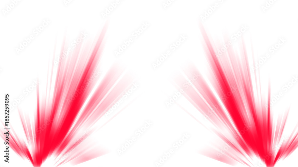 Foto de Stock Red light bursts or energy flares erupting from below ...