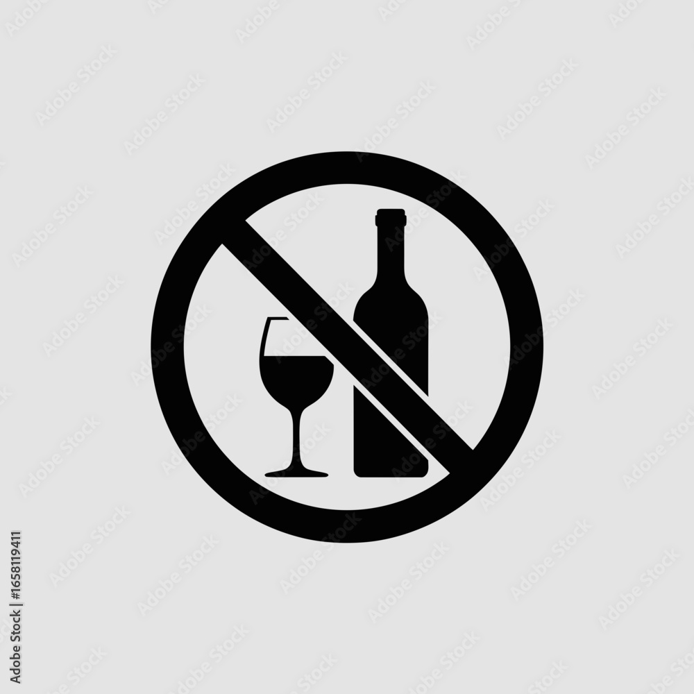 alcohol, no, sign, regulation, guide, comprehensive, prohibition ...