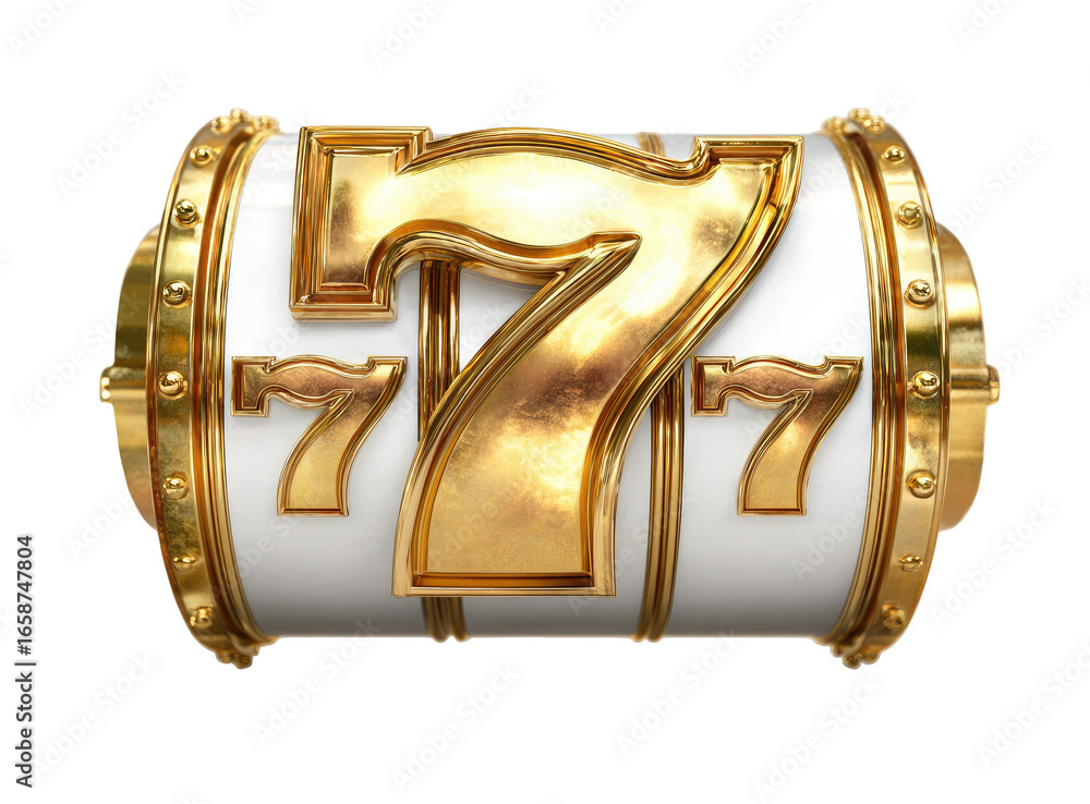 Foto Gold 777 Slot Machine Reel do Stock | Adobe Stock