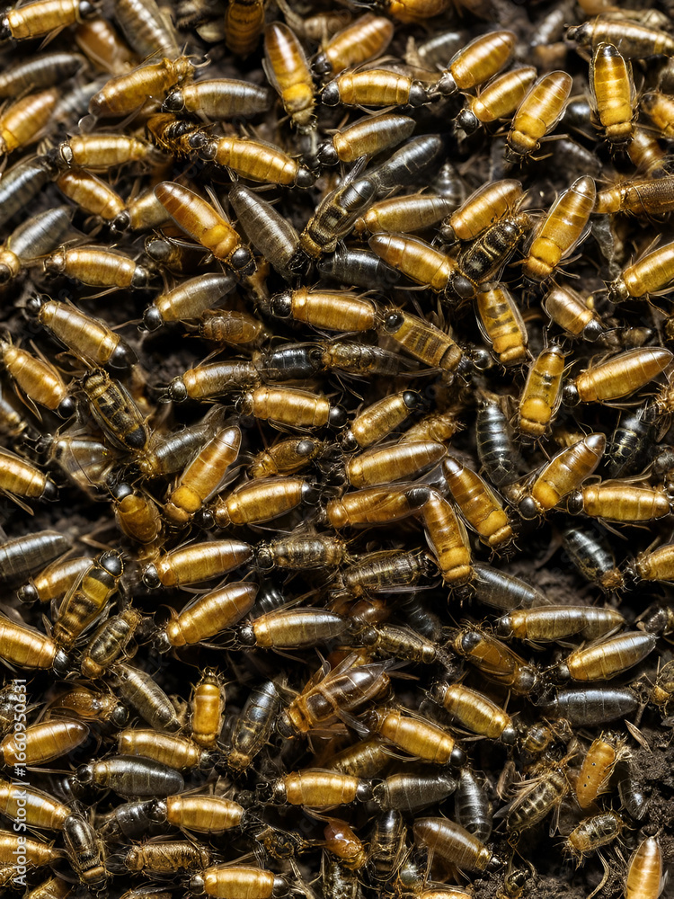Black Soldier Fly Larvae (Hermetia illucens) or maggots are animals ...