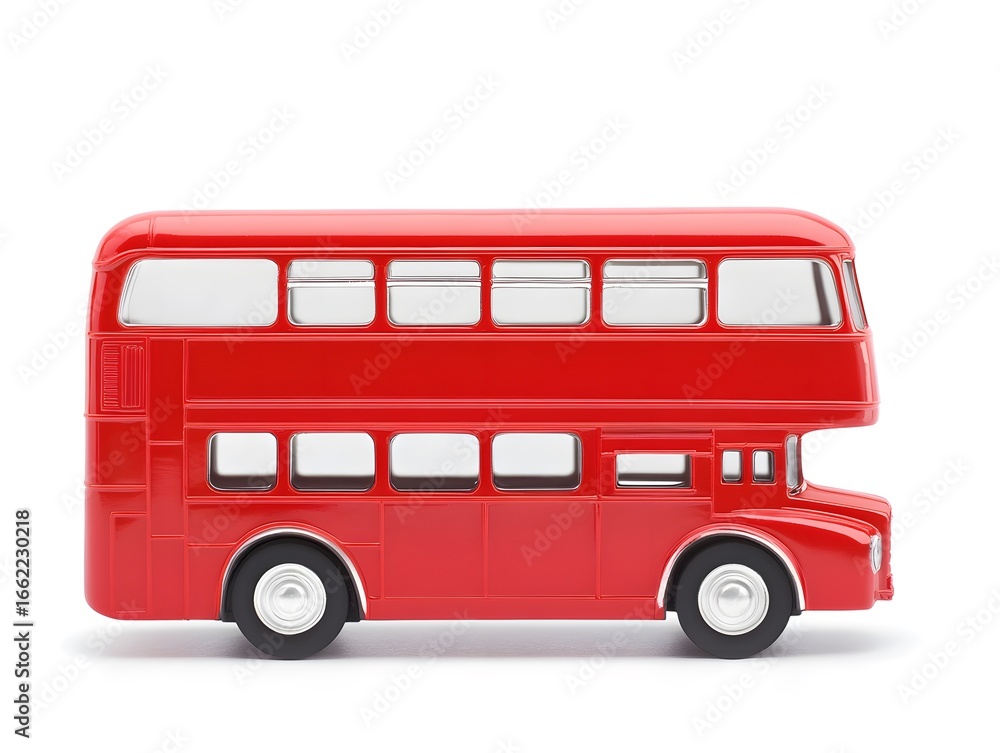 British Red Double-Decker Toy Bus: Iconic Model for Kids' Imaginative ...