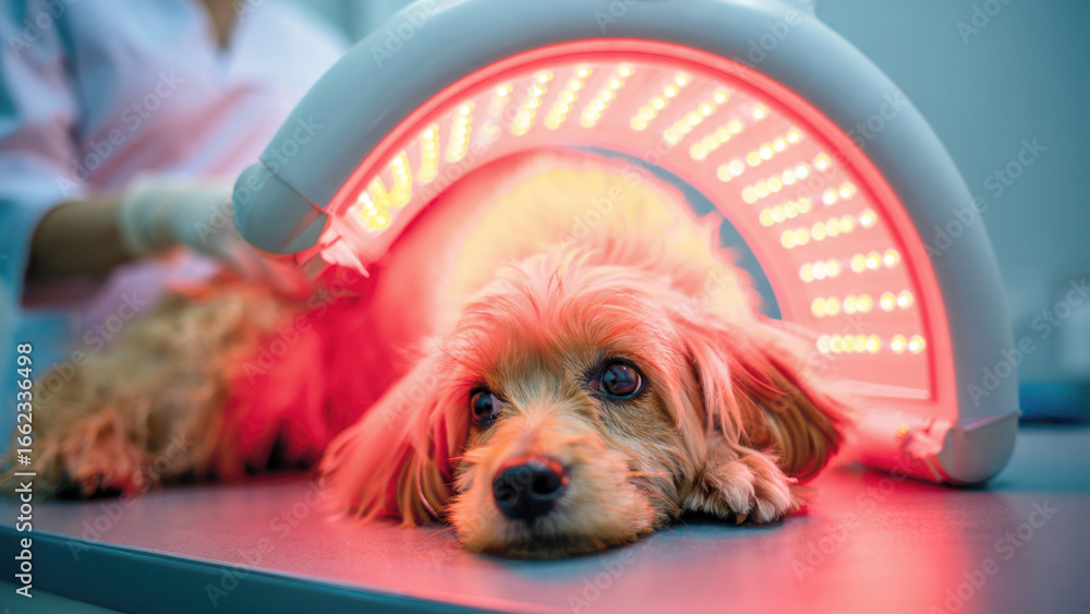 Infrared light therapy for pets, LED arc treatment for dogs, veterinary ...