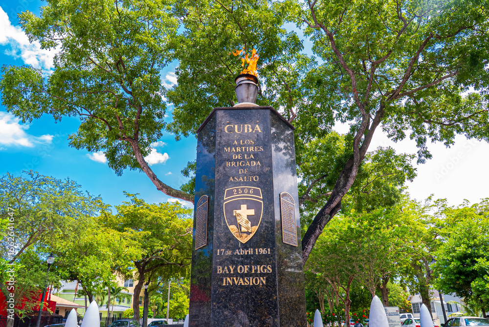 Miami, Florida, United States of America. June 9, 2025. Cuban Memorial ...