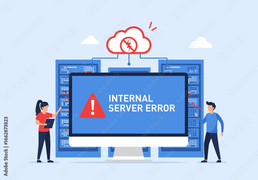 Understanding and resolving internal server errors caused by cloud connectivity issues in a ...