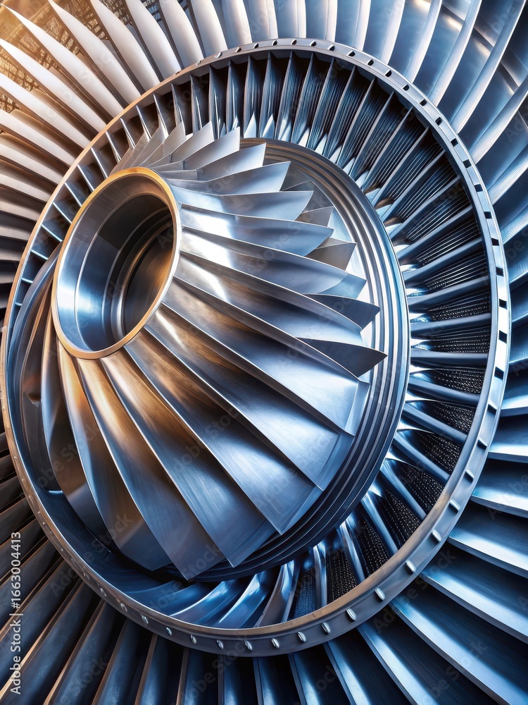 High-pressure turbine blade with complex internal design and curved ...