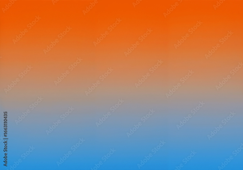Gradient background blends orange hues into cool blue tones creating a ...