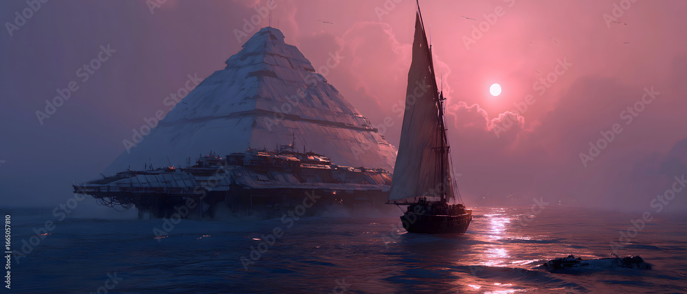 Egyptian Myth・Ra's Solar Barge Sinking | Solar Barge Capsizing in Chaos ...