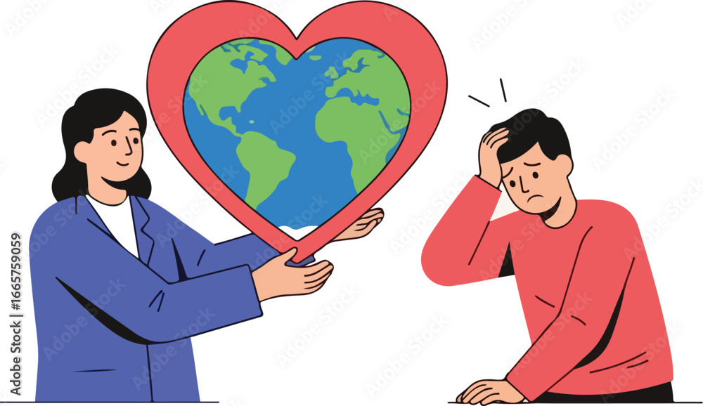 Vector de Stock Understanding the emotional impact of environmental ...