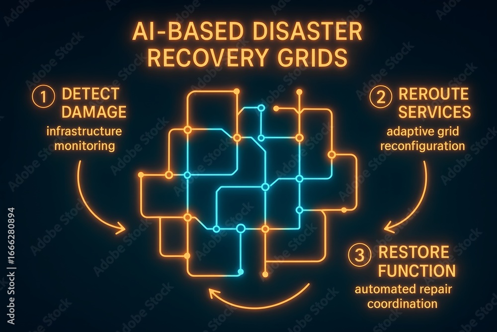 AI Powered Disaster Recovery and Resilience Planning Infographic for ...