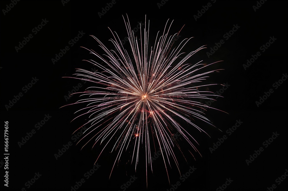 Stunning pyrotechnics illuminating the night sky during a festive event ...