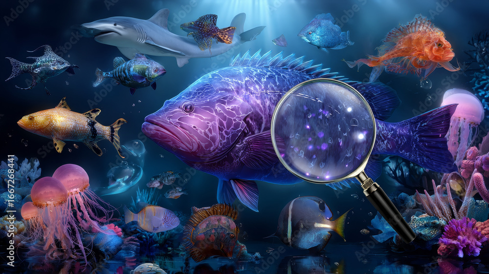 Word search puzzle with various fish, sea and ocean animals. Education ...