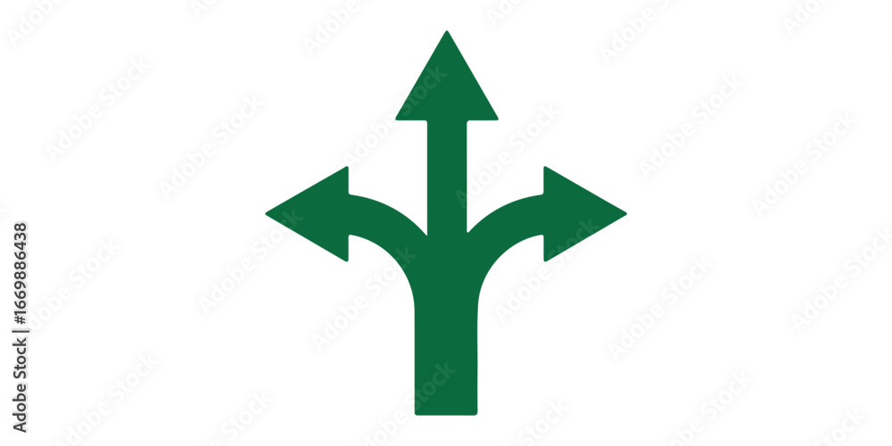 Image vectorielle Stock Road traffic direction arrows flat set. You ...