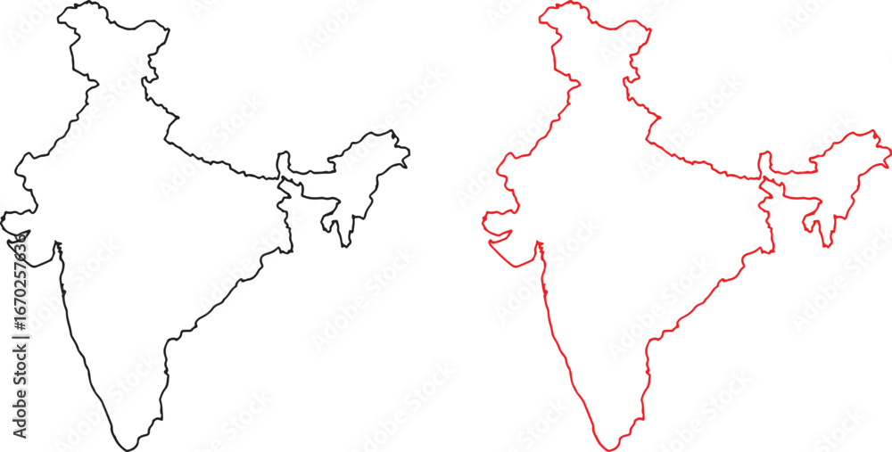 india map, india outline, map of india, indian subcontinent, geography ...