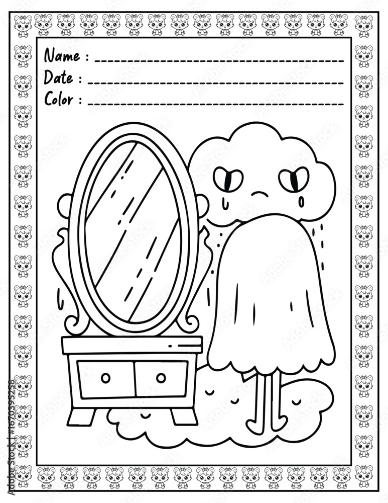 Praca wektorowa bez tantiem: Bold and Easy Cute Very Demure Very Spooky ...