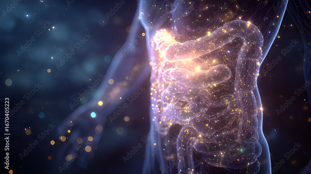 Ilustracja bez tantiem: Body form sporitusl lights body. Transclicent ...