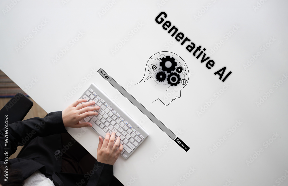 Stock-Foto „AI assistant with LLM, big data, machine learning, and ...