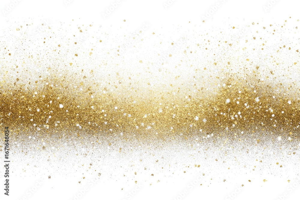 Photo Stock Glitter Dust A burst of golden glitter particles fading ...