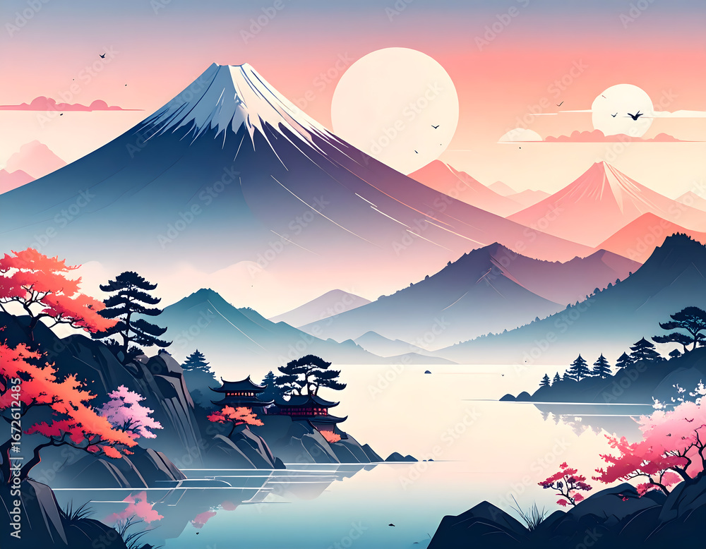 Mount Fuji is Japan’s most iconic peak, a nearly symmetrical volcano ...