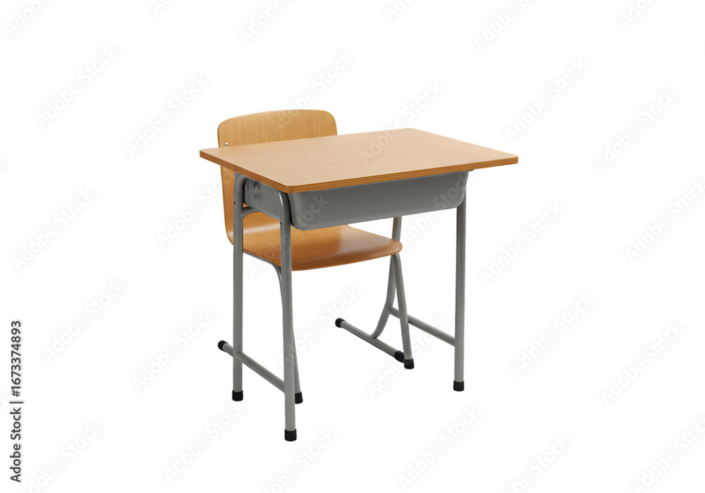 Classroom Desk and Chair Perfect for Education Resources School ...