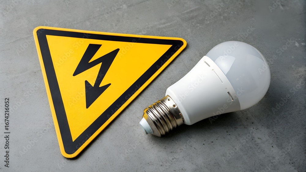 Electrical Safety – Energy Risk and Power Usage Symbolism, Technology ...