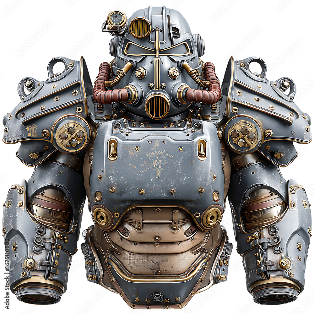 Fallout 4 Power Armor: A Detailed Render of the Iconic Post-Apocalyptic ...