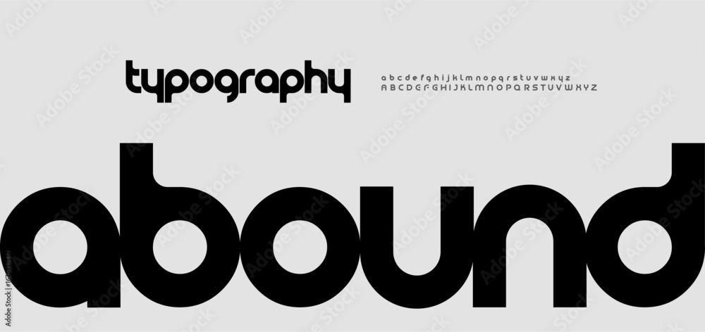 Vector de Stock Minimal modern logo alphabet font. Typography abstract ...