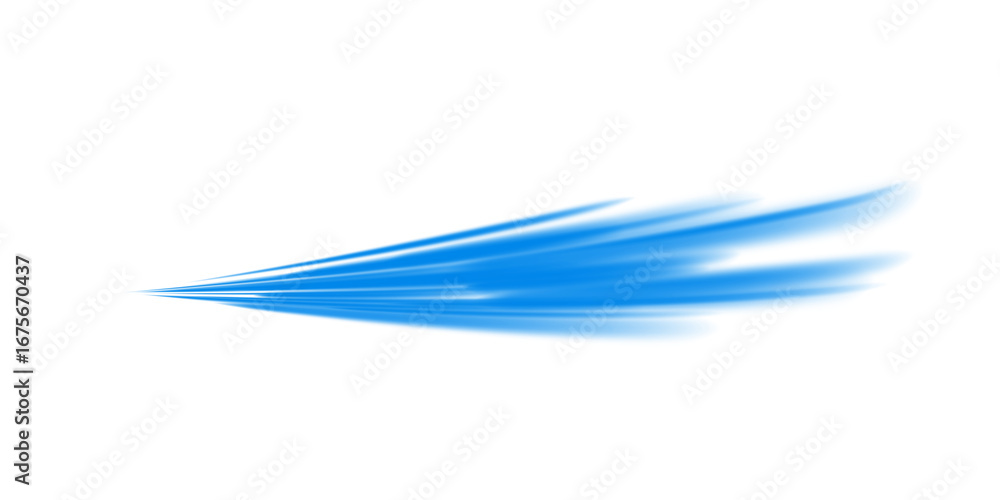 Light Blue Wind Flow Curve with Smooth Motion and Transparent Swirl ...
