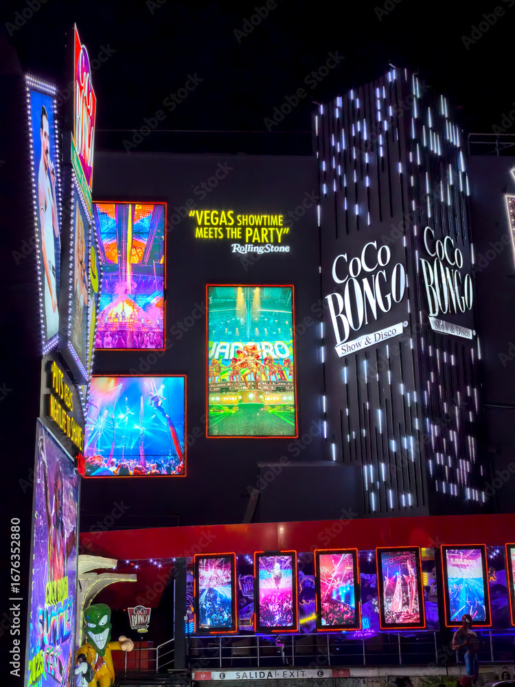 Coco Bongo Club in the Hotel Zone, Cancún, Quintana Roo, Mexico, August ...