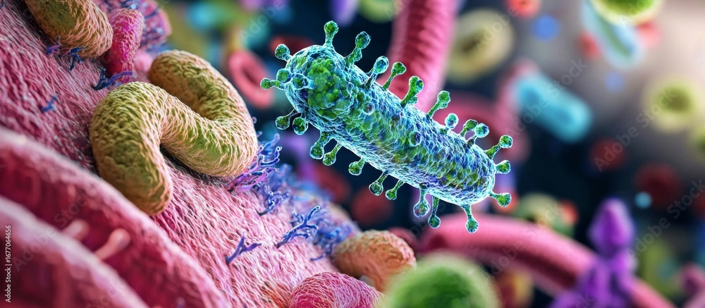 Bacteria and Their Essential Functions in the Human Body Stock ...