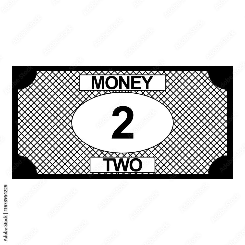 banknote for playing board games vector play money bill for the game ...