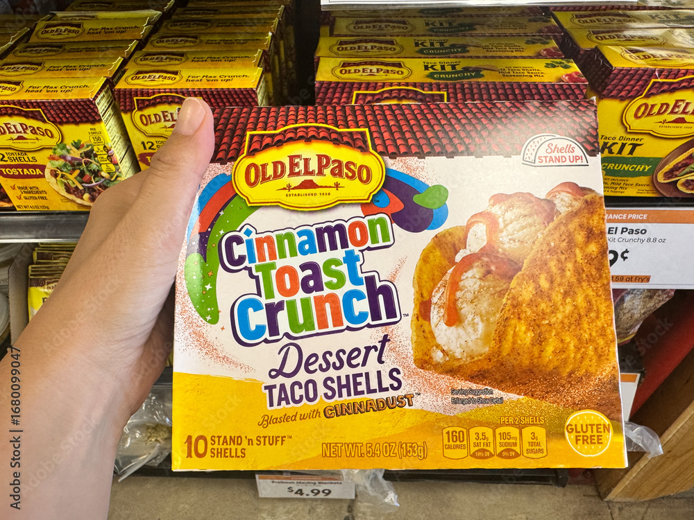 Mesa, Arizona - August 31, 2025: Cinnamon Toast Crunch x Old El Paso ...
